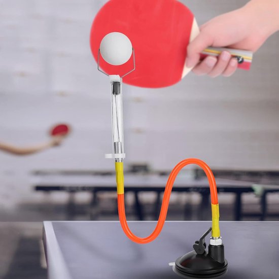 Table Tennis Trainer - PVC Training Device - Verstelbare Sucker - Ping ...