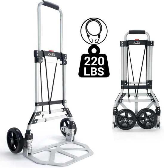 Inklapbare Steekwagen en Trolley - 220kg Draagvermogen - Telescopisch ...
