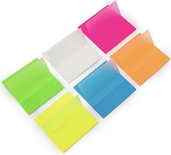 300 stuks Transparante Sticky Notes Set - Doorshijnende Zelfklevende ...