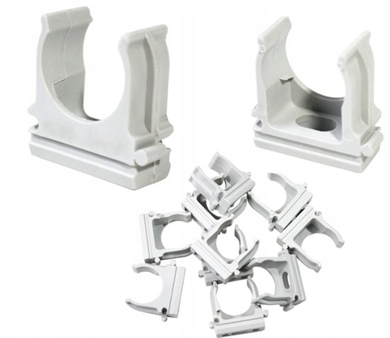 PVC Buisklem 20mm Open Wit - 1 Stuk | bol