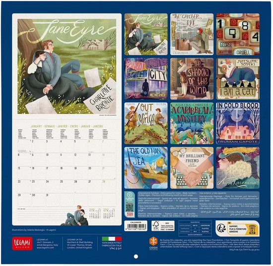 Wandkalender 2024 met Jaarplanner - Maandkalender met Ruimte voor ...