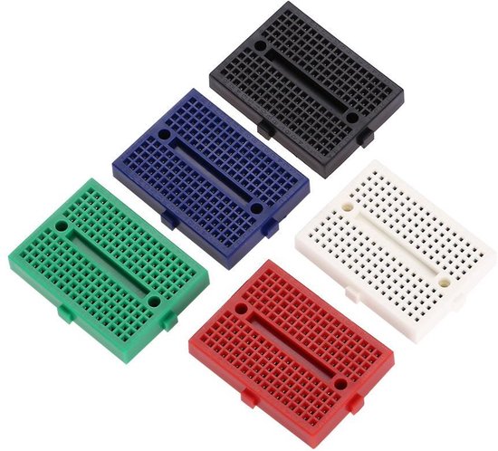 Mini Breadboard Set - Solderless Prototype Printplaat - 170 Punten ...