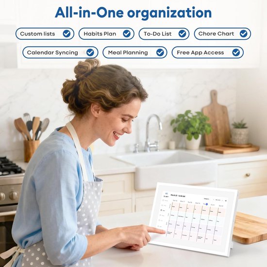 Grote Familiekalender 2025-2026 voor aan de Muur - Digitale Planner met ...