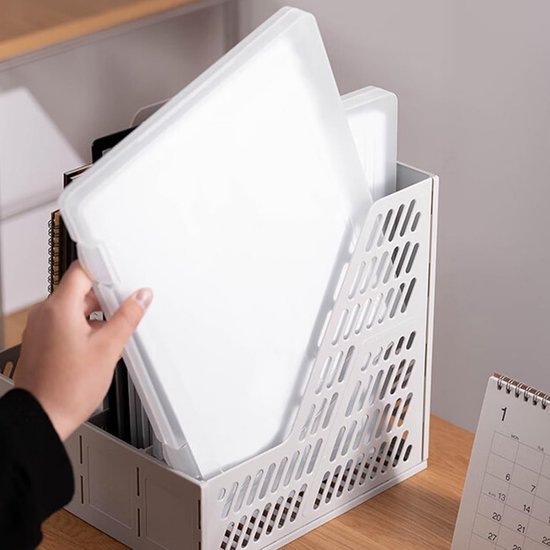 3x Stapelbare Transparante Opbergdozen A4 voor Documenten en Brieven | bol