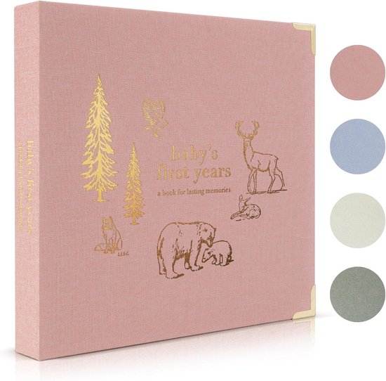 Baby Memory Book Tijdlijn Geboorte tot 5 Jaar - Dagboek en Fotoalbum | bol
