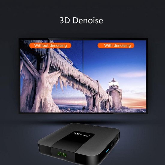 Smart Android TV Box 4K 6K Media Player met 4GB RAM en 32GB ROM, Dual ...