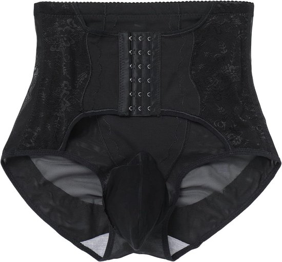 Heren Shapewear Slip met Hoge Taille voor Buikcontrole en Slank ...