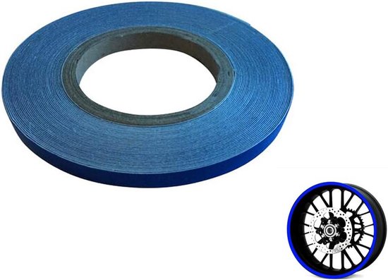 Reflecterende Motor Sticker Strips Blauw 6 Meter - Veiligheidsstriping ...