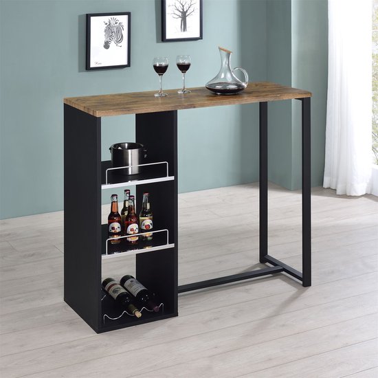 PIAVA bartafel met 3 planken in bruin | bol