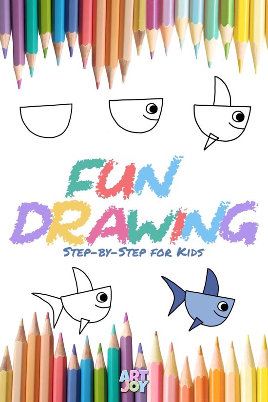 FUN DRAWING: Step-by-Step for Kids (ebook), ART JOY | 1230009713109 ...