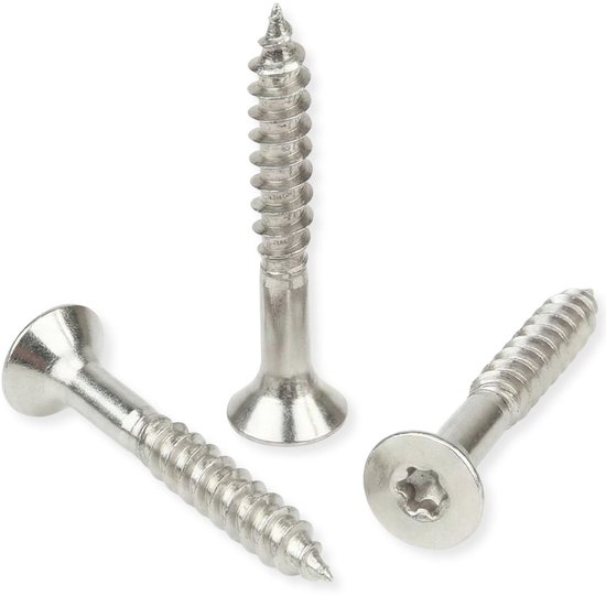 RVS Torx Verzonken Houtschroeven A2 - Diverse Maten voor Terras en ...
