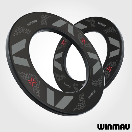 Winmau Blade X Black Red - Dartbord Surround | bol