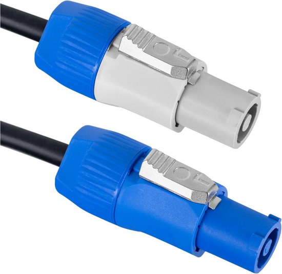 Set van 2 Stroomkabels met PowerCon-compatibele Stekkers - 1 Meter ...