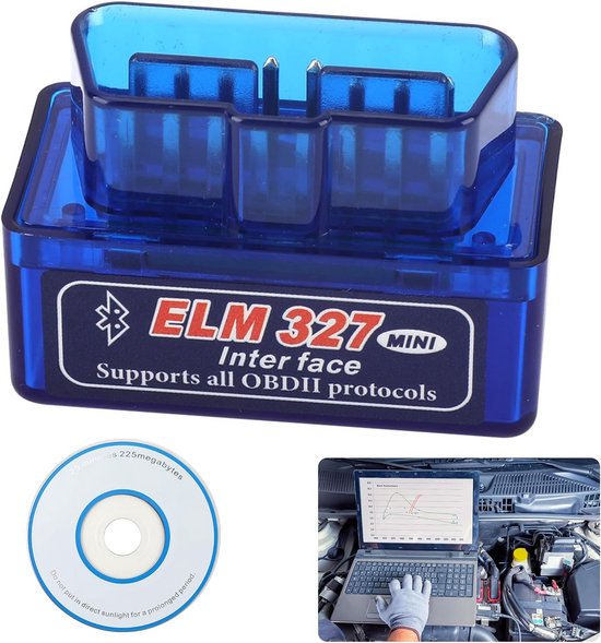 Bluetooth OBD2 Scanner ELM327 Diagnose Tool voor Android & Windows ...