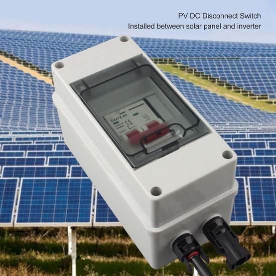 Waterdichte DC Scheidingsschakelaar 500V voor Zonnepanelen (PV ...