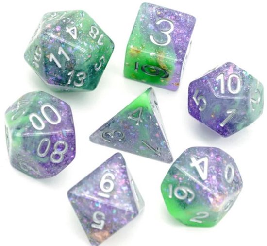 Foam Brain Games dobbelstenen set groen & paars - educatief speelgoed ...