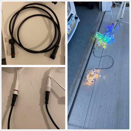 5 Paar Waterdichte 3-Polige Stekkers IP65 voor LED Verlichting ...