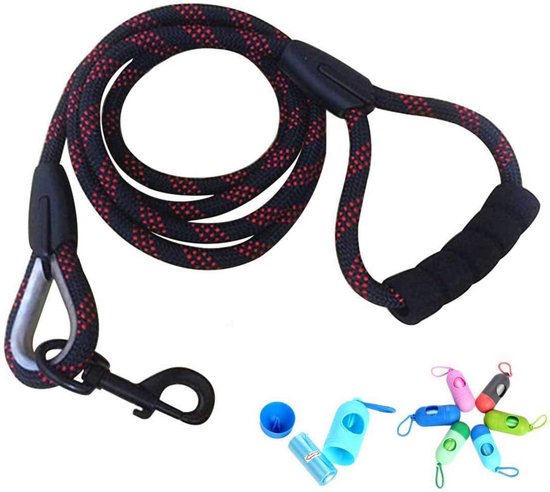 Duurzame Klimtouw Hondenlijn voor Middelgrote en Grote Honden - Blauw | bol