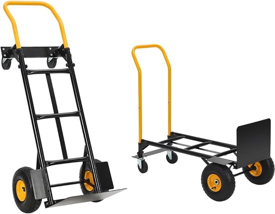 Steekwagen Opvouwbaar - 180 kg Draagvermogen - Transportwagen ...