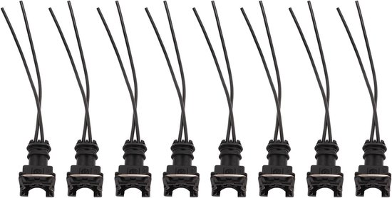 Fuel Injector Connector Wiring Harness - EV1 - 8 draden - ABS - Clips | bol