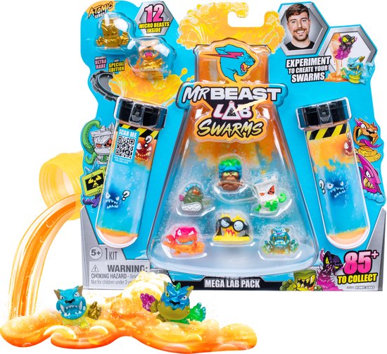 MrBeast Lab Swarms Atomic Serie 12-pack - Creëer 12 Swarms microbeesten ...