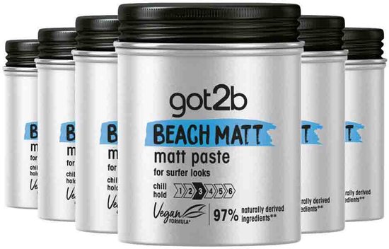 Got2b Beach Matt Paste - Haarstyling - Haarpaste - Matte Look - Chill ...