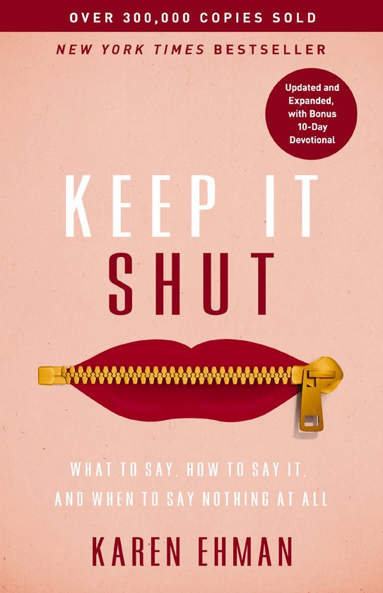 Keep It Shut, Karen Ehman | 9780310370710 | Boeken | bol