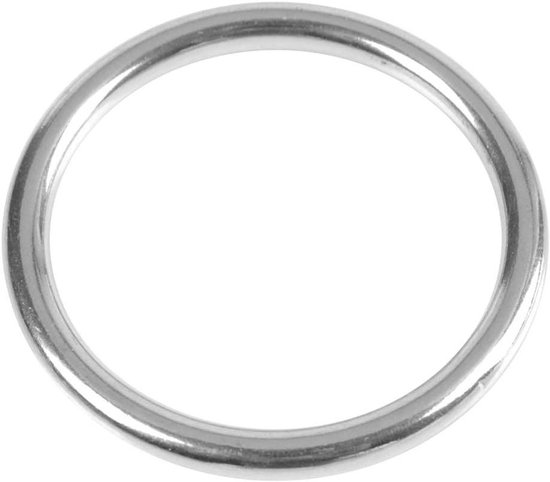 Allecto Plus - Roestvrijstalen O-ring 6mm voor boot en outdoor ...