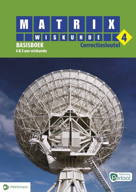 Matrix Wiskunde 4 Basisboek 4 & 5 uur Correctiesleutel | 9789028970342 ...