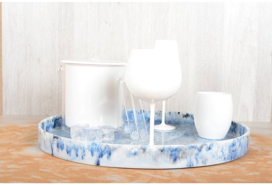 Aulica Set van 6 Witte Lage Waterglazen – Acryl | bol