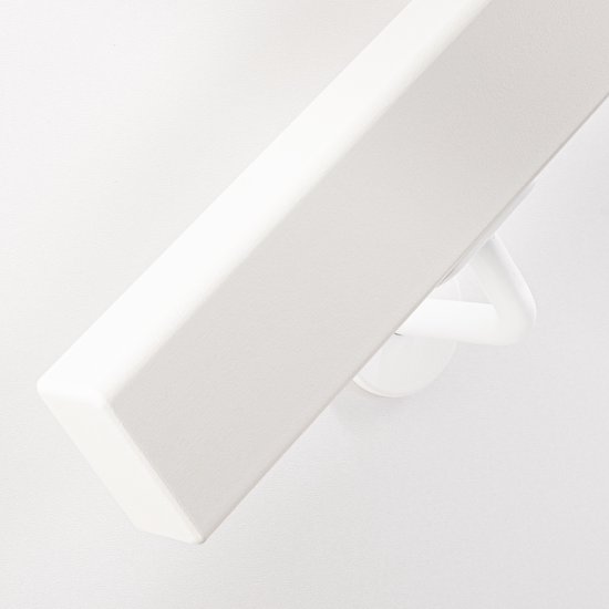 Trapleuning Wit Hardhout – Rechthoekig (38 x 67 mm) – Lengte: 100 cm ...
