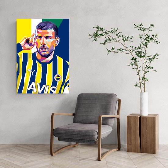 Edin Dzeko Poster - Voetbal - Pop Art - posters - formaat 60x90cm ...