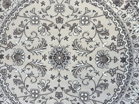 Nain Klassiek - Rond - Laagpolig Oosters Vloerkleed - Vintage Tapijt ...