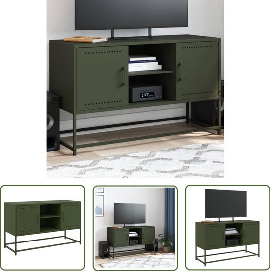 vidaXL Industrieel Design - Hoge Kast - Hoge kast 36x39x107 cm staal ...