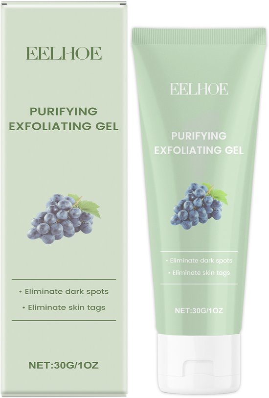 2 stuks exfoliërende gel, reinigingsgel, milde exfoliatie voor gezichts ...