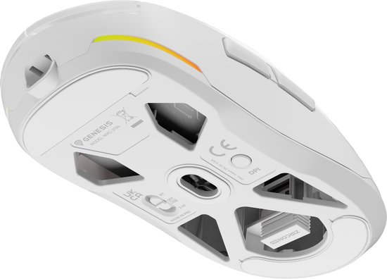 Genesis Gaming Mouse Genesis Zircon 660 Pro Wireless 26000dpi White | bol