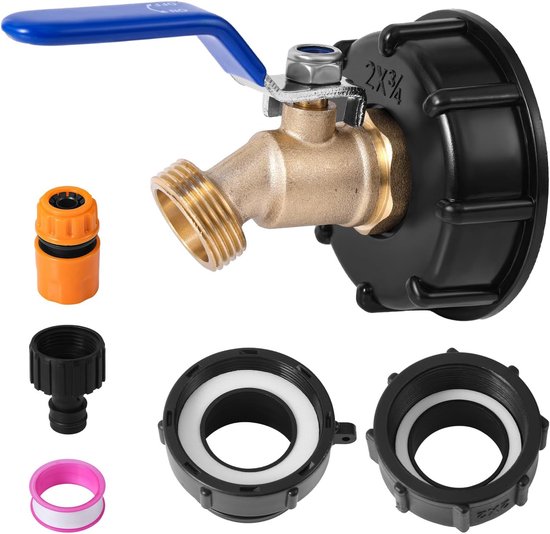 BOXOB IBC Suitcase Adapter Kit, 3 Sizes IBC Suitcase Hose Adapter 2.44 ...