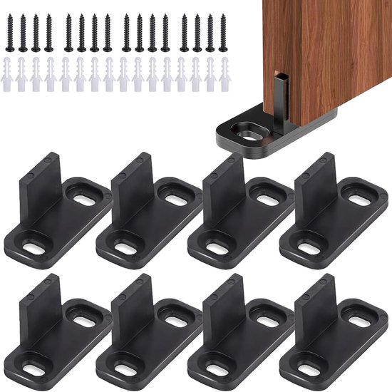 8 Pcs Sliding Door Guide - Bottom Floor Guide - Sliding Door Clip ...