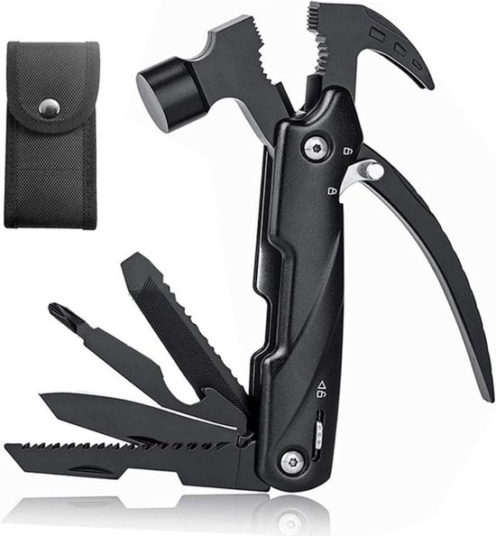 12-in-1 Multitool Hammer - Multitool Hammer voor Mannen - Hamer Multitool met... | bol