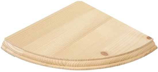 Anika Living zwevende houten hoekplank, 2 maten, eenvoudig te monteren ...