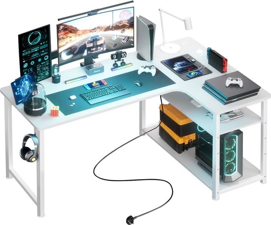 Game Bureau - Bureau - Hoekbureau - Gaming Bureau - 120cm L-vormige ...
