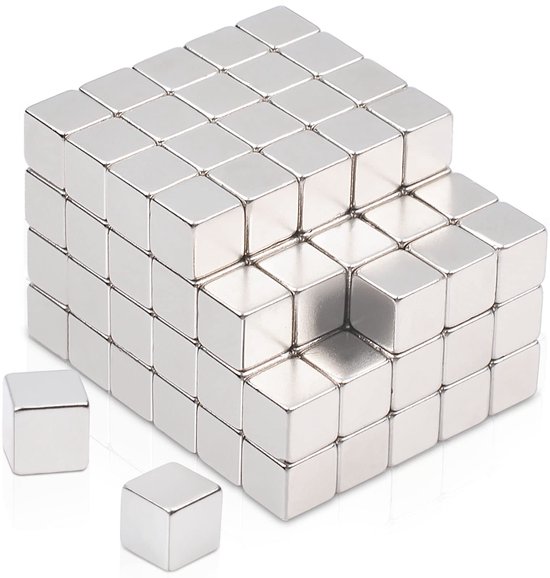 MIN CI 110 stuks neodymium magneten extra sterk, 5 x 5 x 5 mm magneten ...