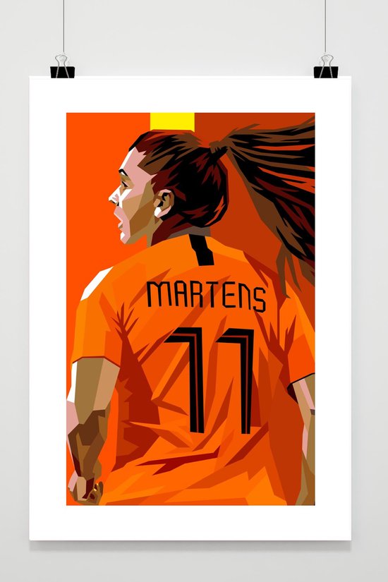 Lieke Martens Poster - Vrouwenvoetbal - Leeuwinnen - Nederlands Elftal ...