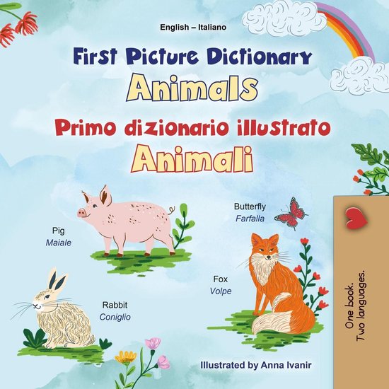 English Italian Bilingual Collection - First Picture Dictionary Animals ...