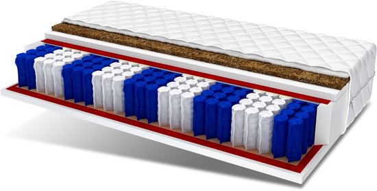 FDM® Home Plus Matras 80x200 cm - Pocketvering Matrassen Eenpersoons ...