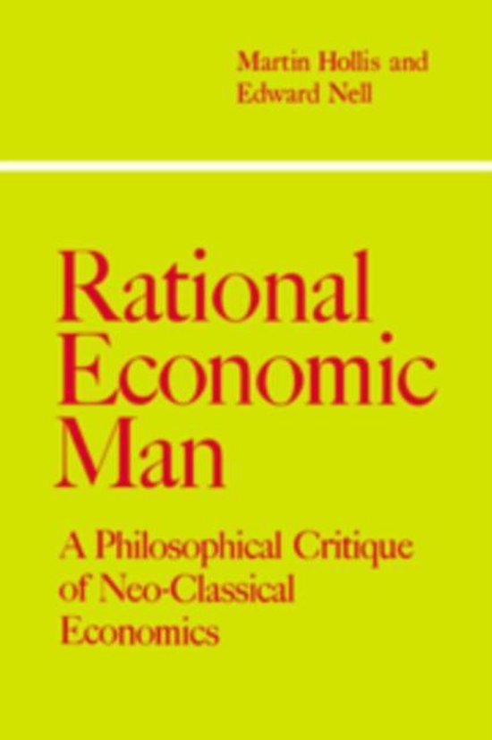 Rational Economic Man, Hollis, Hollis | 9780521204088 | Boeken | bol.com