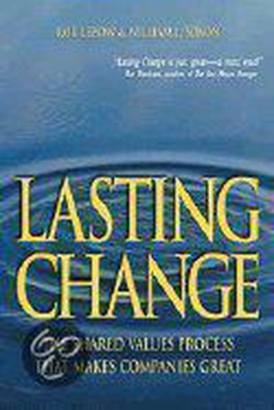 Lasting Change, Rob Lebow | 9780471328476 | Boeken | bol