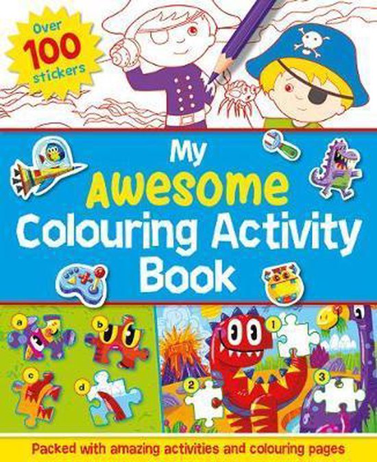 My Awesome Colouring Activity Book | 9781789052992 | Boeken | bol