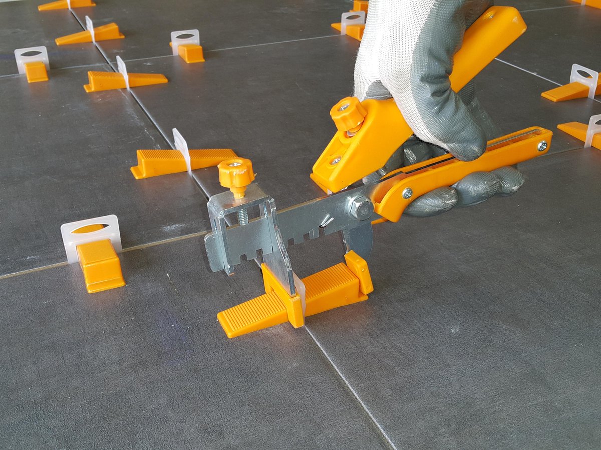 Fixfine Tegel Levelling Systeem Metalen Tang PRO - Tegel levelling ...
