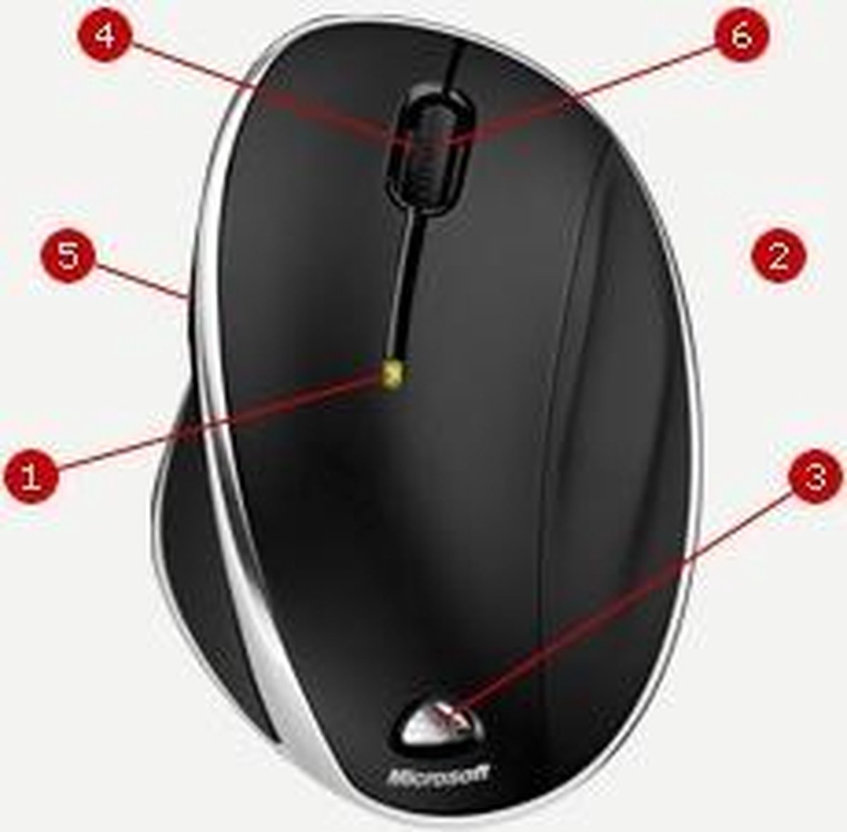 Microsoft Wireless Laser Mouse 7000 - USB | bol.com